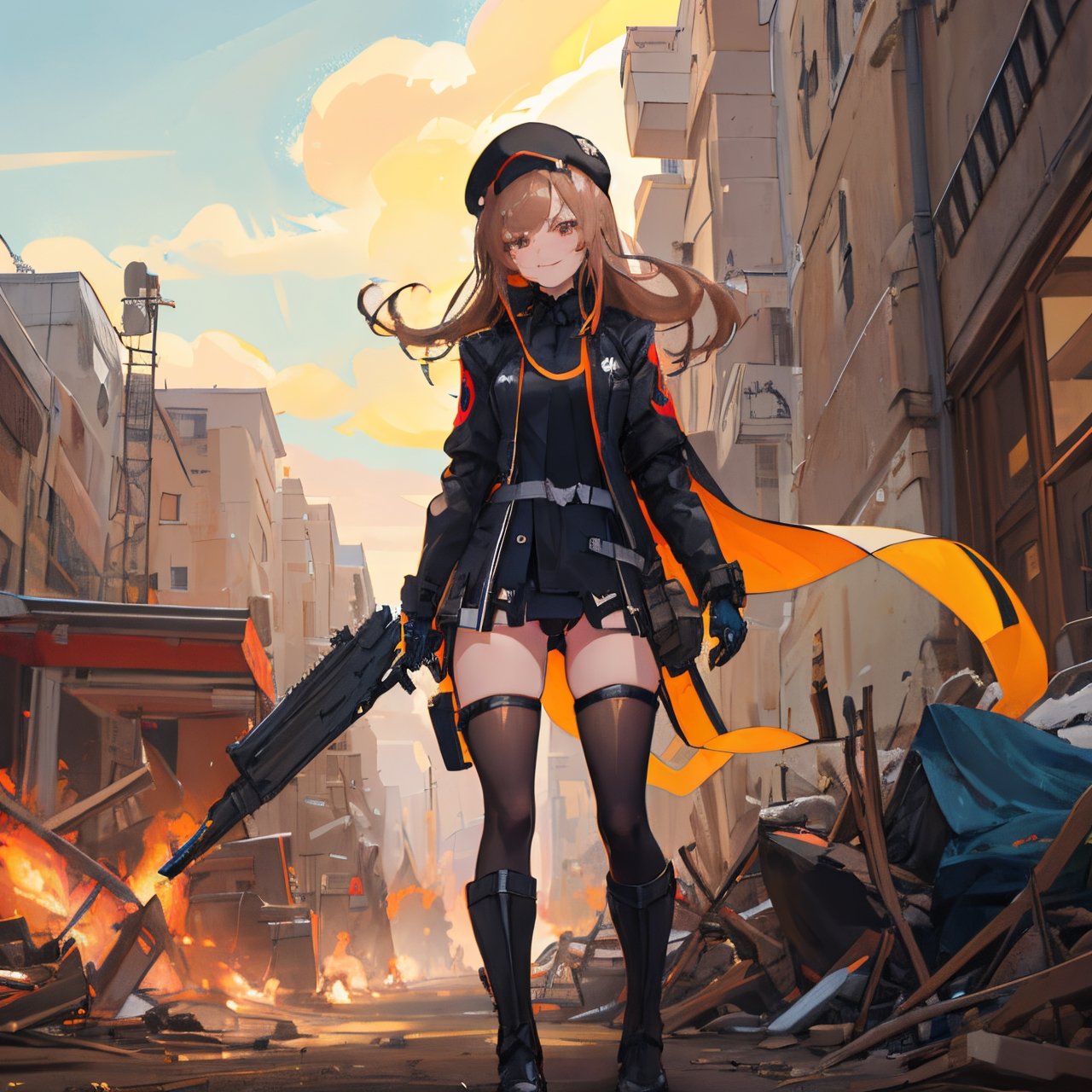 Rapi from NIKKE: Goddess of Vi | image created by THOA | Tensor.Art