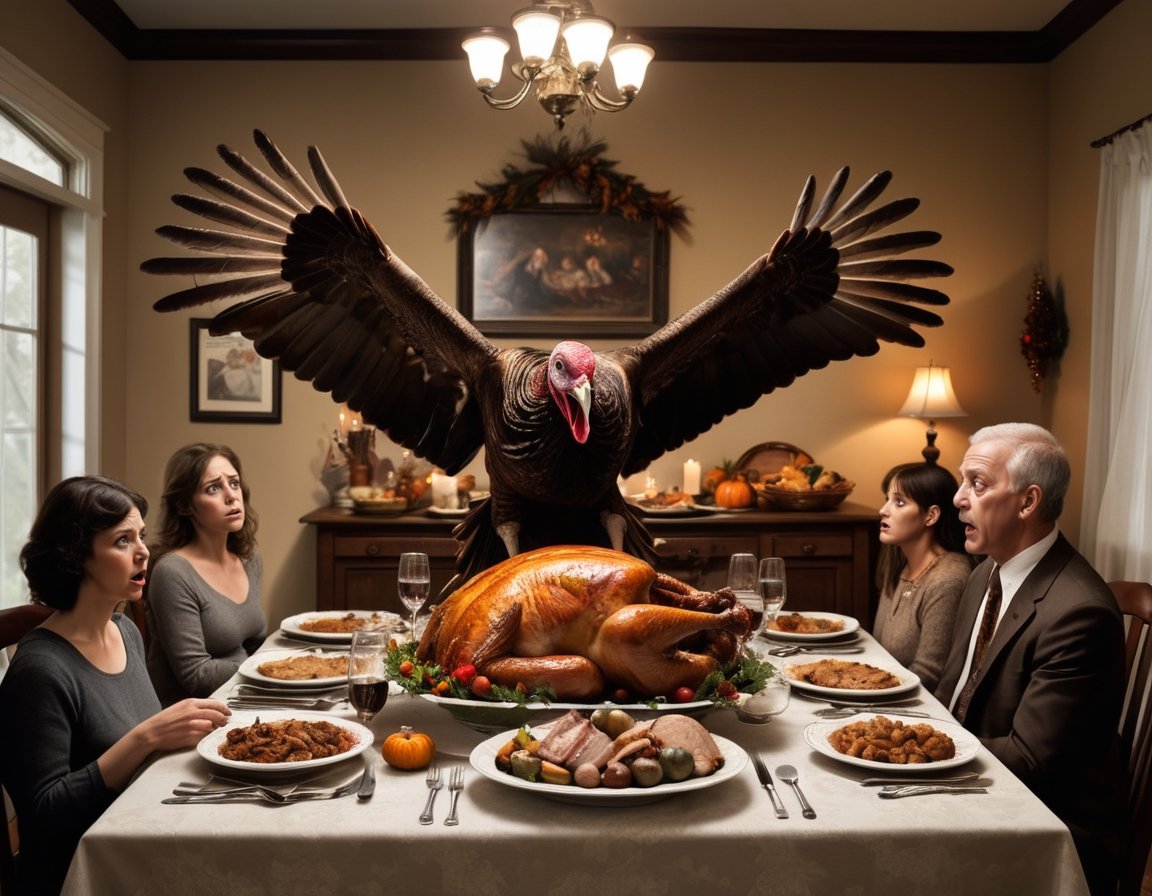 A shocking and surreal scene o | image created by NobodyButMeow ...