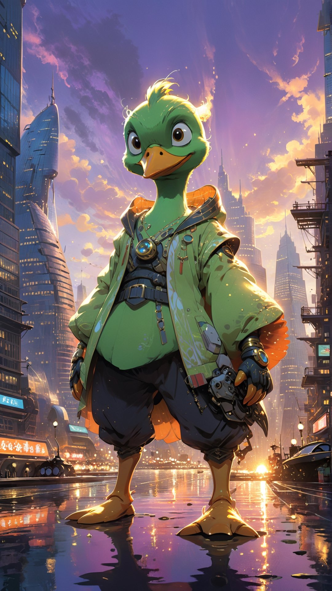 Imagine an anthropomorphic duc | image created by Ledadu | Tensor.Art