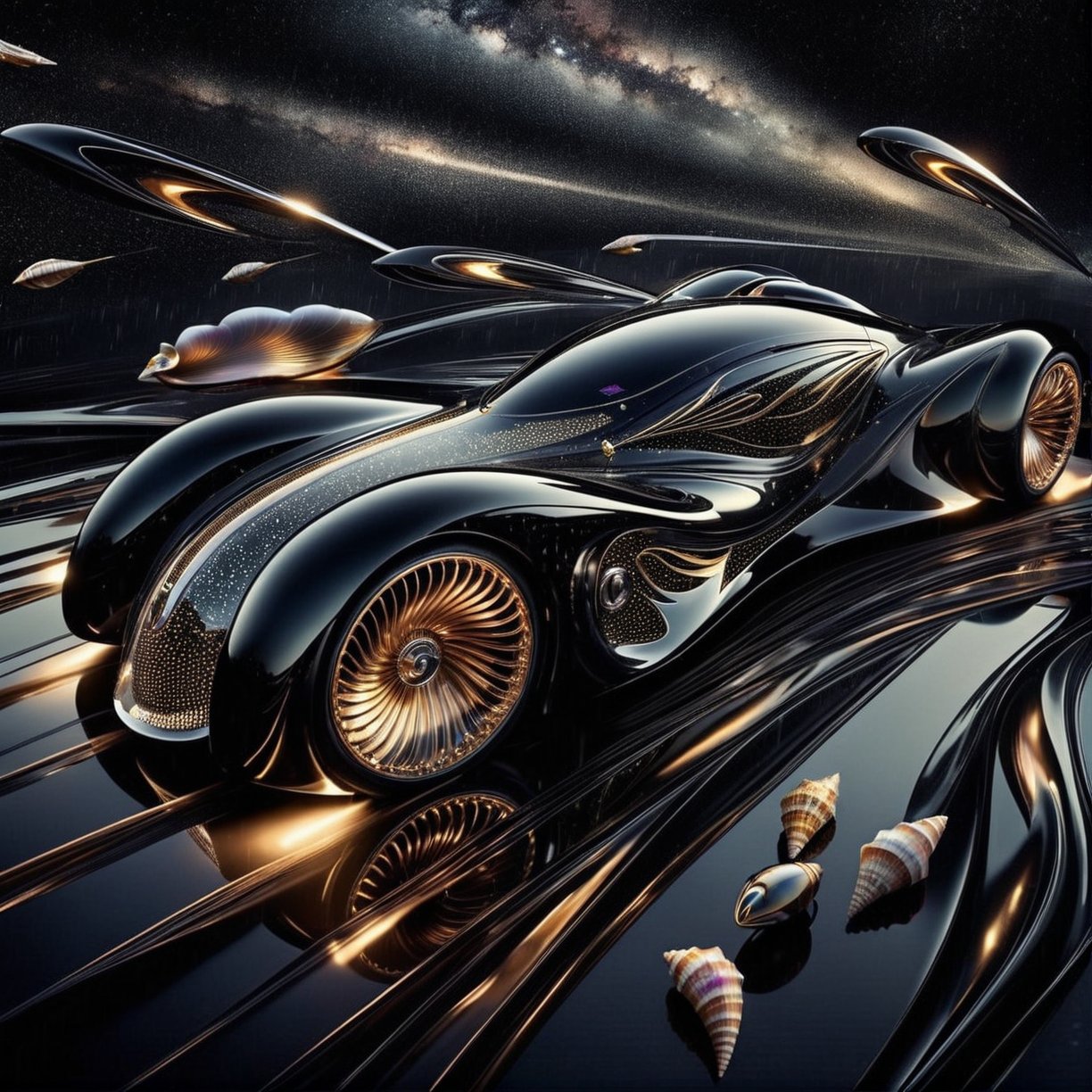 Futuristic hyper-car/supercar | image created by arc | Tensor.Art