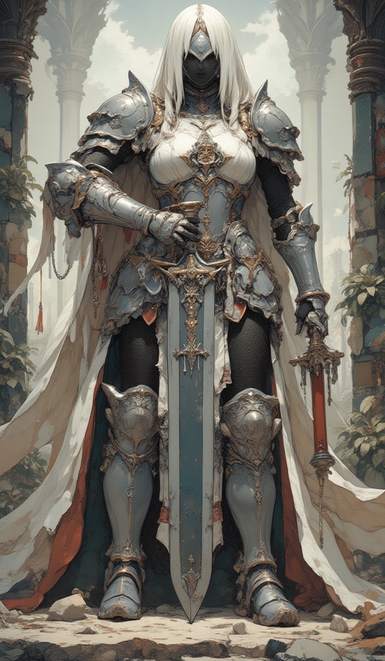 Emo Knight Queen, | image created by arc | Tensor.Art