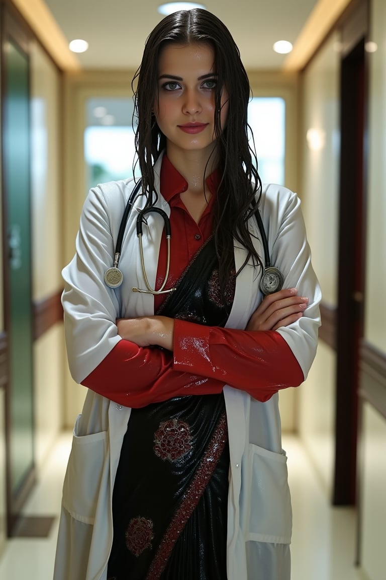 (wet clothes, wet hair, wet fa | image created by user ...