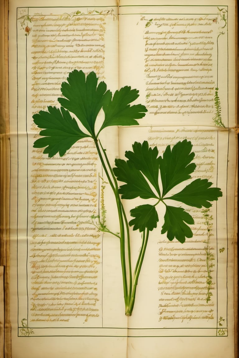 Medieval Botanical Manuscripts | image created by LaRecalcada | Tensor.Art