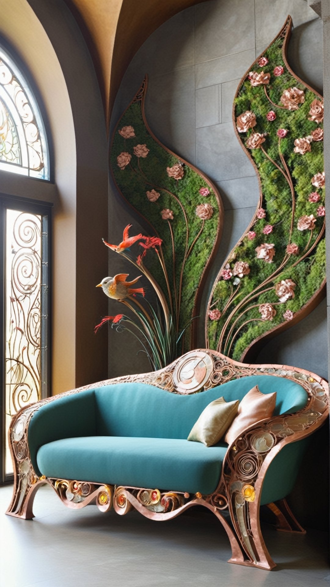 Castle decoration on living ro | image created by LaRecalcada | Tensor.Art