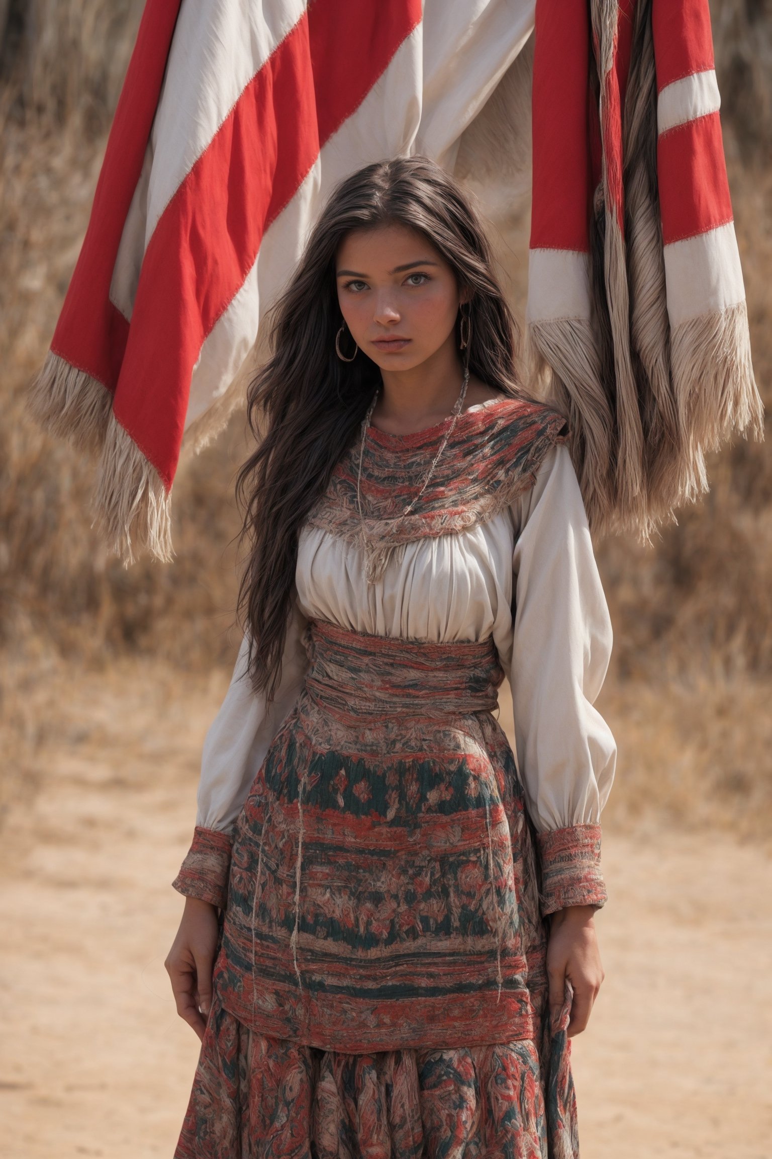 Tall and strong Paraguay woman | image created by LaRecalcada | Tensor.Art
