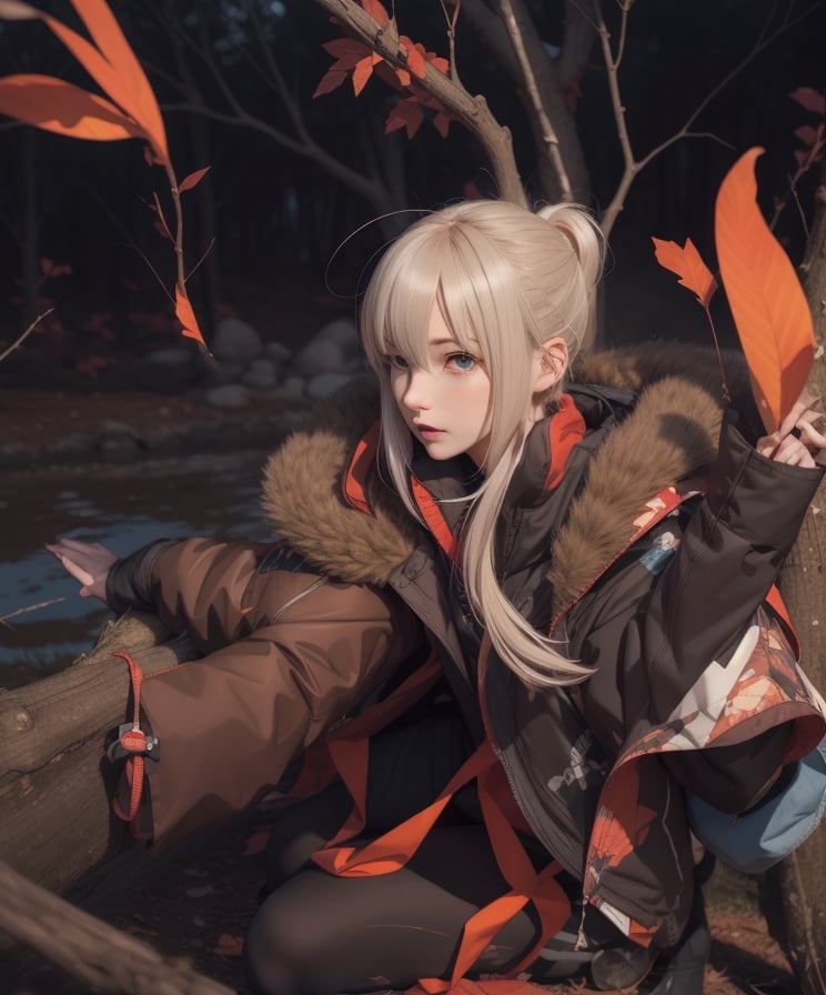 anime under the tree | image created by Mark 10 | Tensor.Art