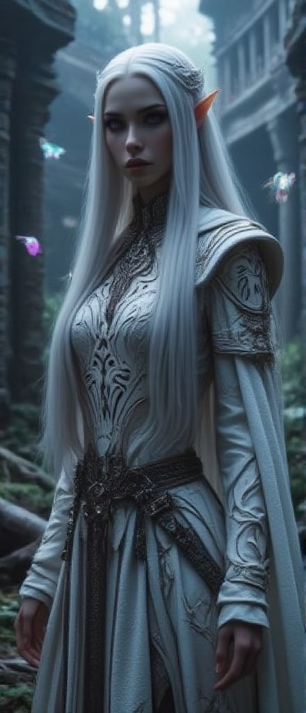 High Elven woman warrior | image created by Cognition Flow | Tensor.Art