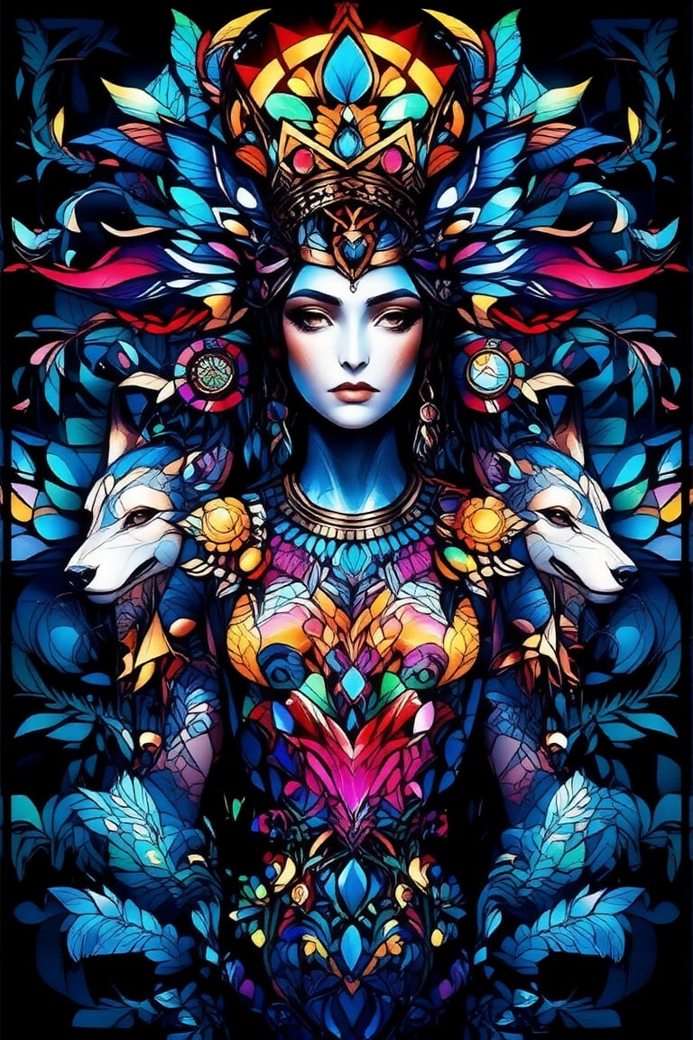 visionary art ,pen ink art med | image created by AstiaGoldenFox ...