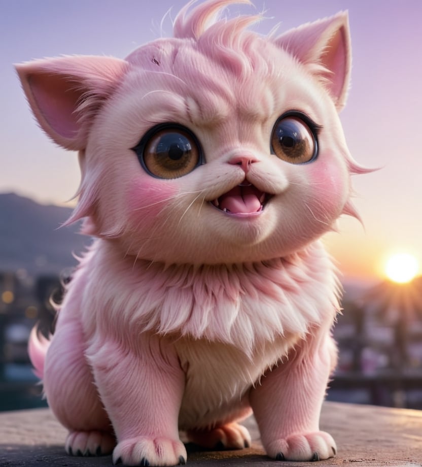 Cute "Jigglypuff" from the Pok | image created by Ivan B.A. | Tensor.Art