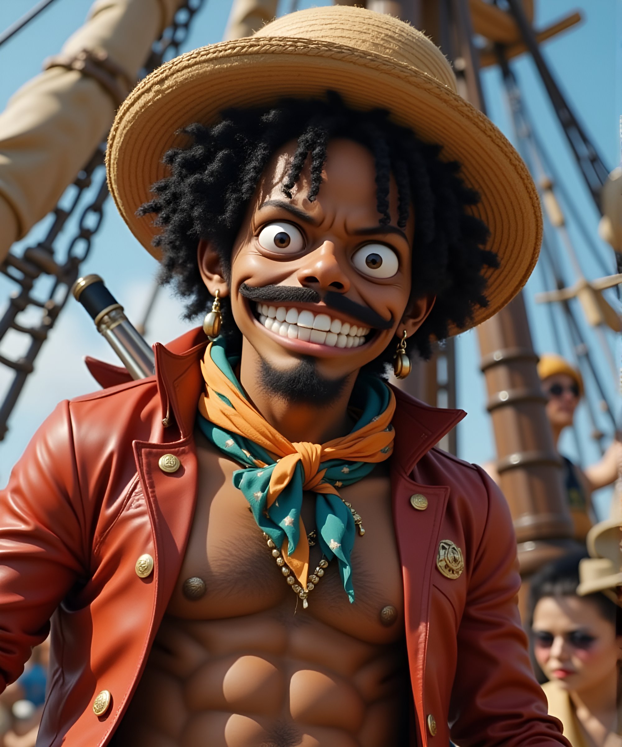 Usopp from "One Piece" | image created by Ivan B.A. | Tensor.Art