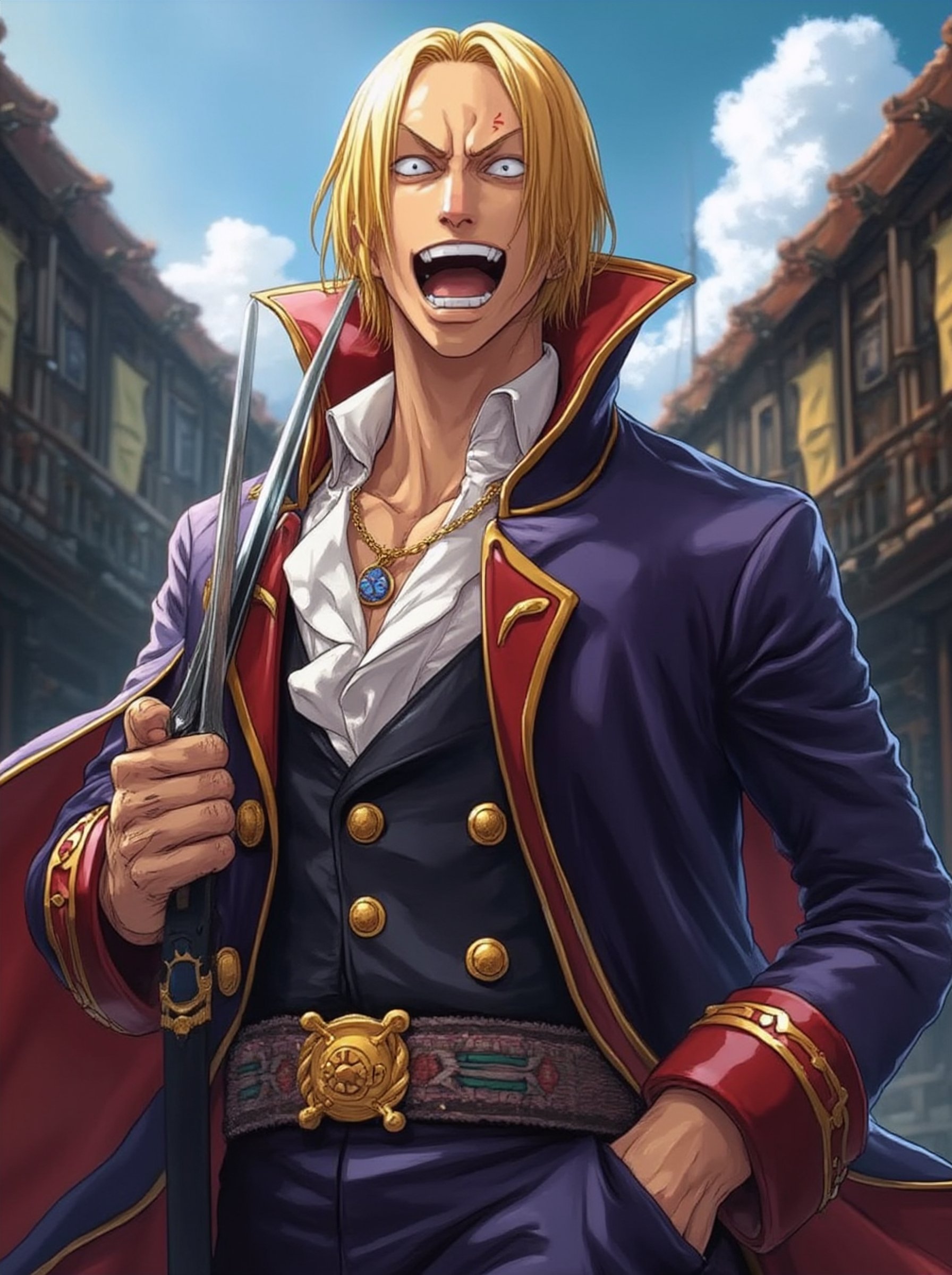Helmeppo from "One Piece" | image created by Ivan B.A. | Tensor.Art