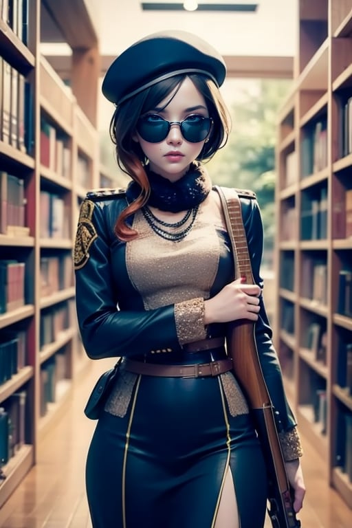RWBY Coco Adel - library | image created by Toyyg2 | Tensor.Art