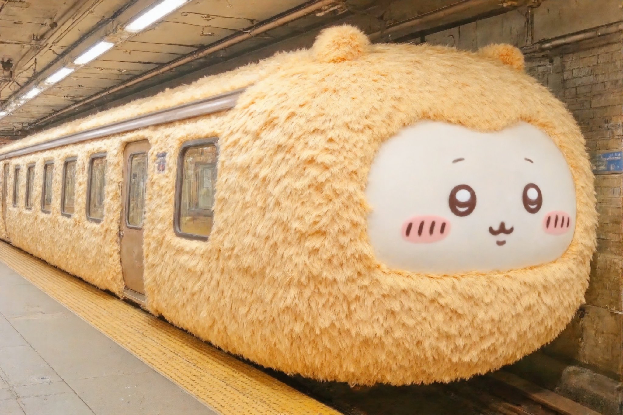 A furry locomotive, the Chiika | image created by SuperRedPig | Tensor.Art