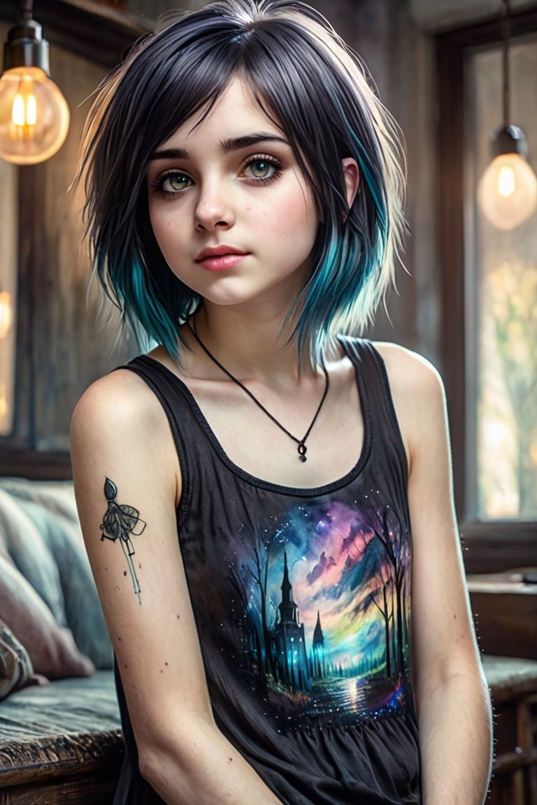 beautiful young emo girl, - Free AI Image | Tensor.Art | Tensor.Art