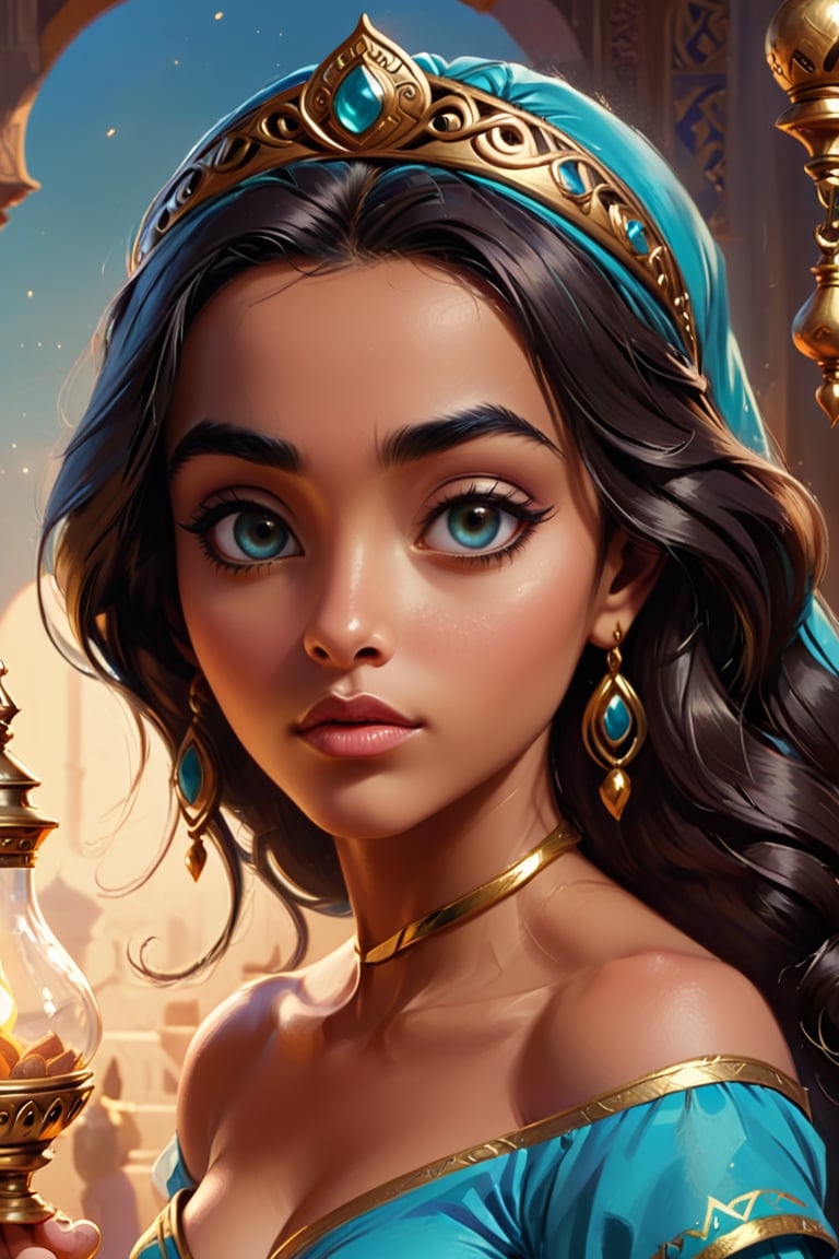 Princess Jasmine from the movi | image created by Baseta Tube | Tensor.Art