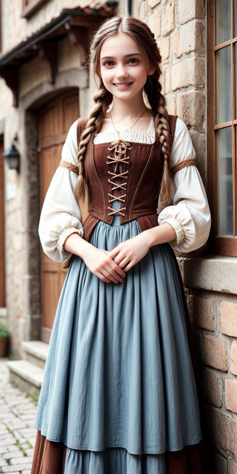 Girl in Medieval Times (Set of | image created by Whimsical Artist ...