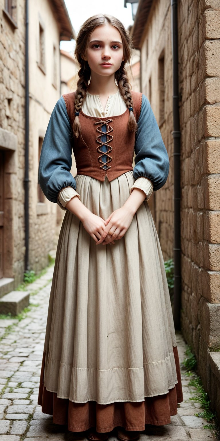 Girl in Medieval Times (Set of | image created by Whimsical Artist ...