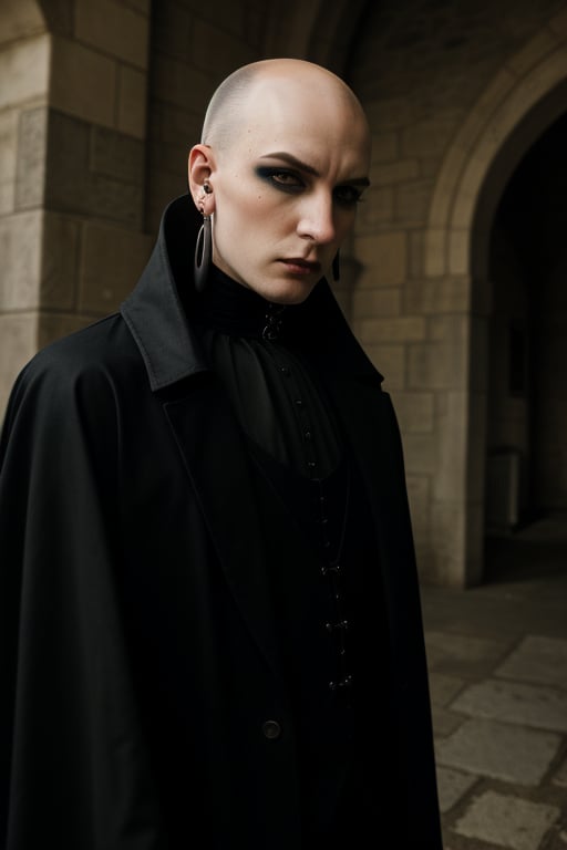 A German gothic man looks like | image created by Mosasaurus Hoffmannii ...