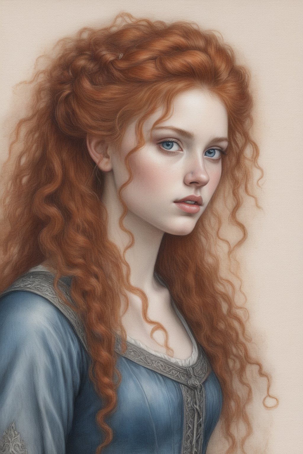 Pencil portrait test | image created by Usero-z | Tensor.Art