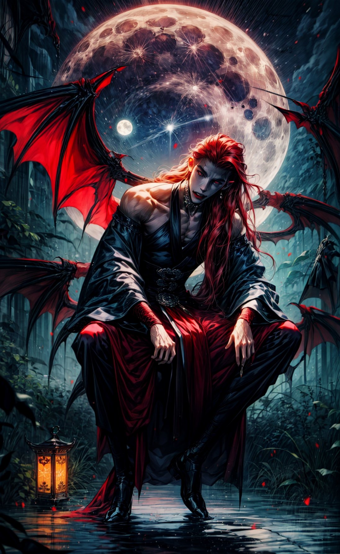 young man , dracula , vampire | image created by user ...