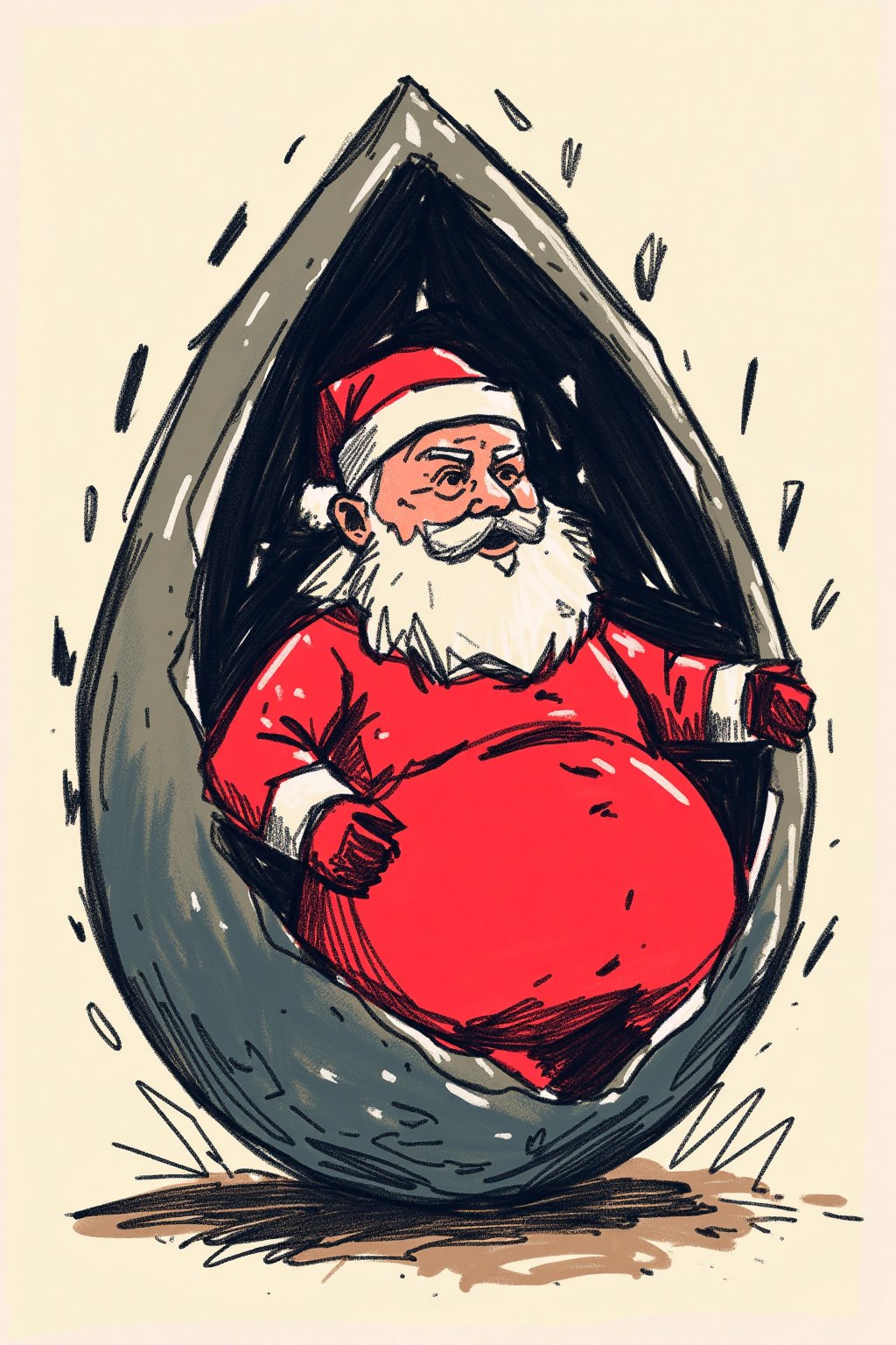 30 DAYS+ WITH SANTA CLAUS 1. A | image created by BAJENDOT one | Tensor.Art