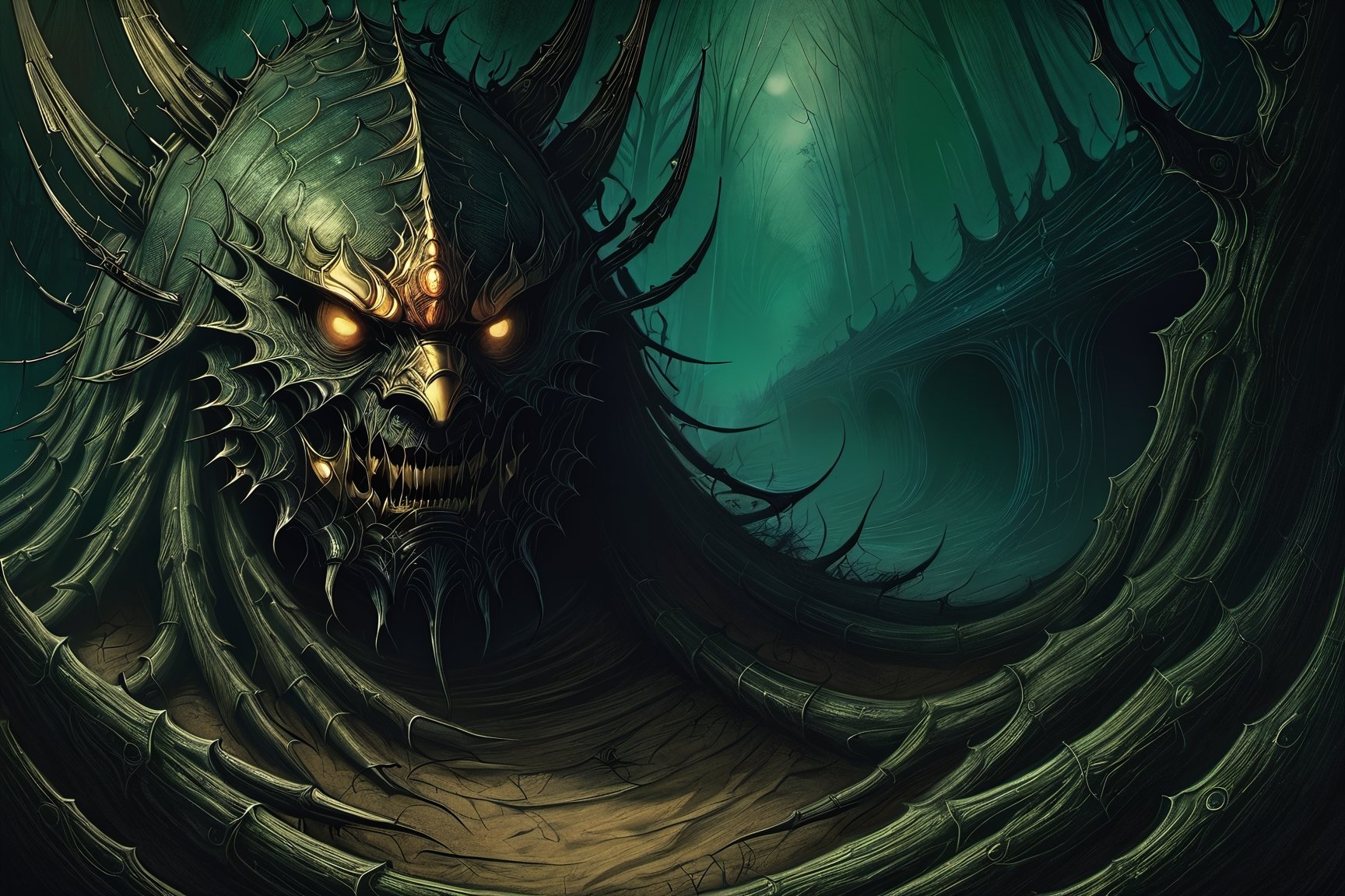nightmarish fusion | image created by doorskim | Tensor.Art