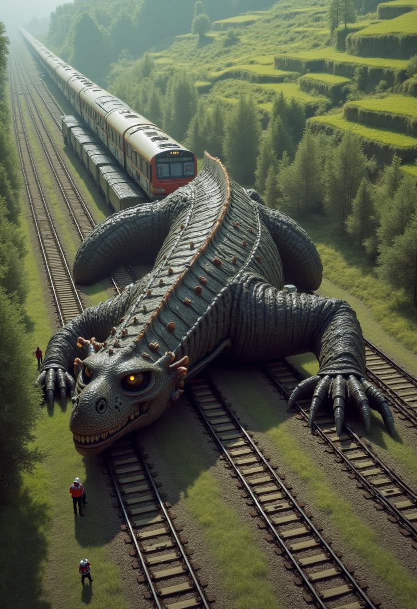 Giant Creature | image created by doorskim | Tensor.Art