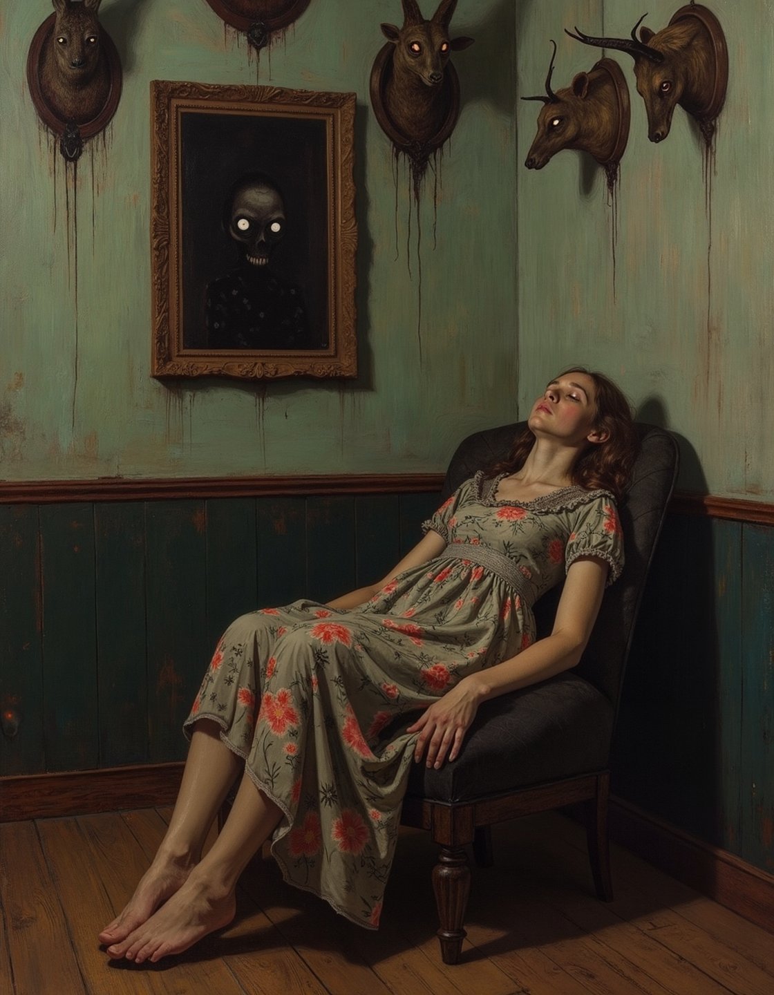 Surreal horror | image created by doorskim | Tensor.Art