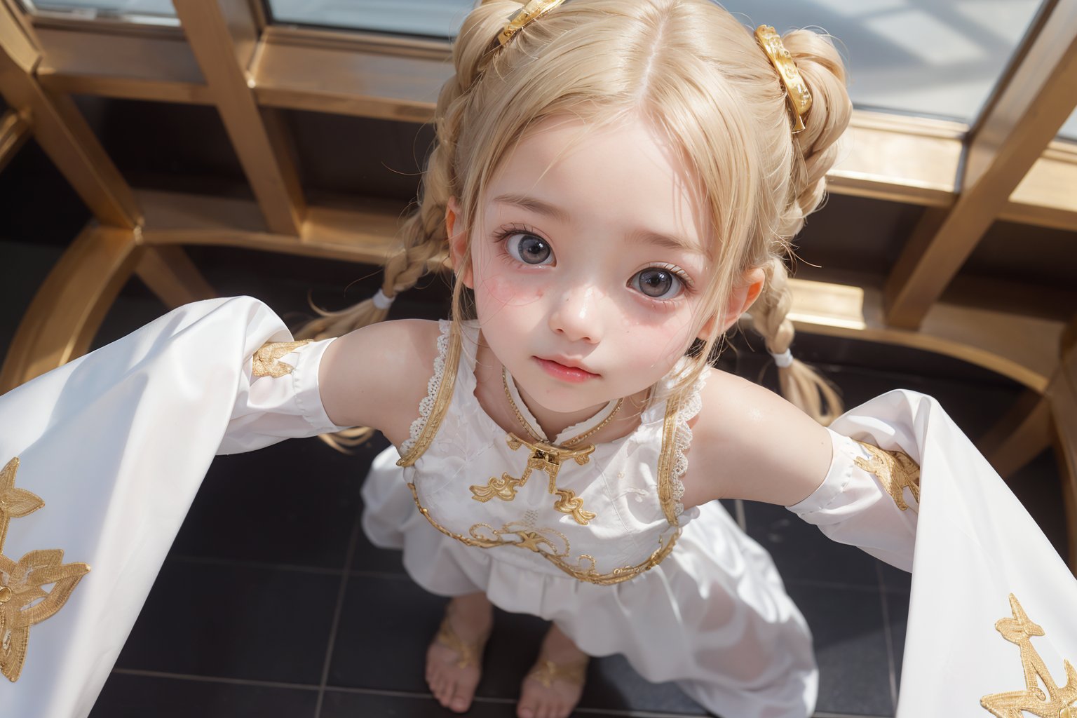Envision a cute little girl, w | image created by LUCIAN | Tensor.Art