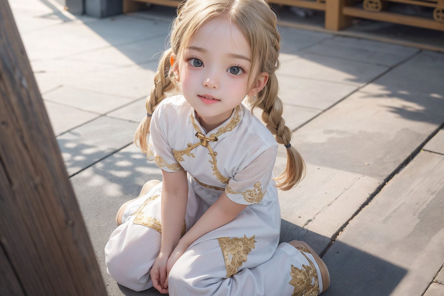 Envision a cute little girl, w | image created by LUCIAN | Tensor.Art