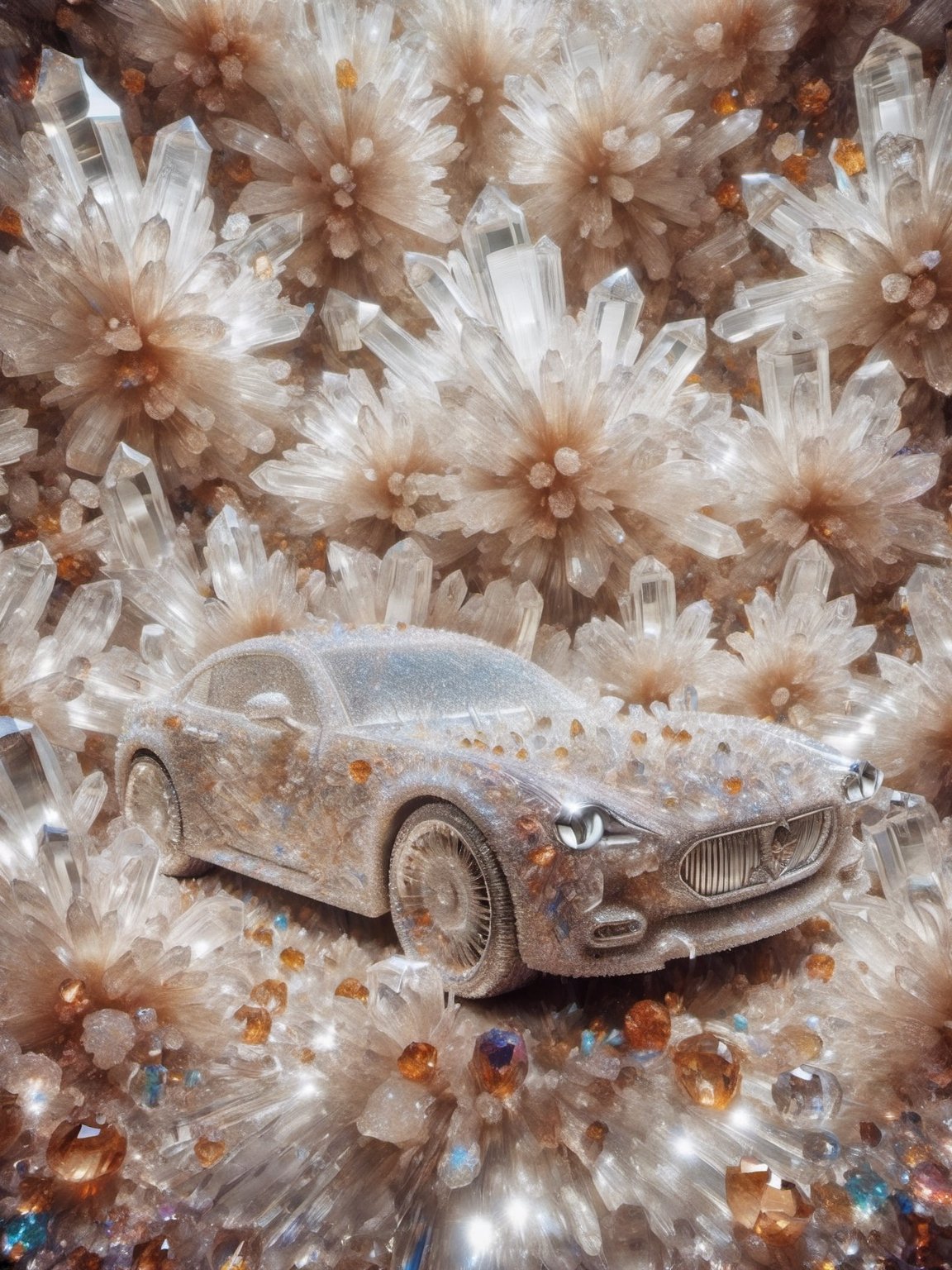 crystal car | image created by wewunwun | Tensor.Art