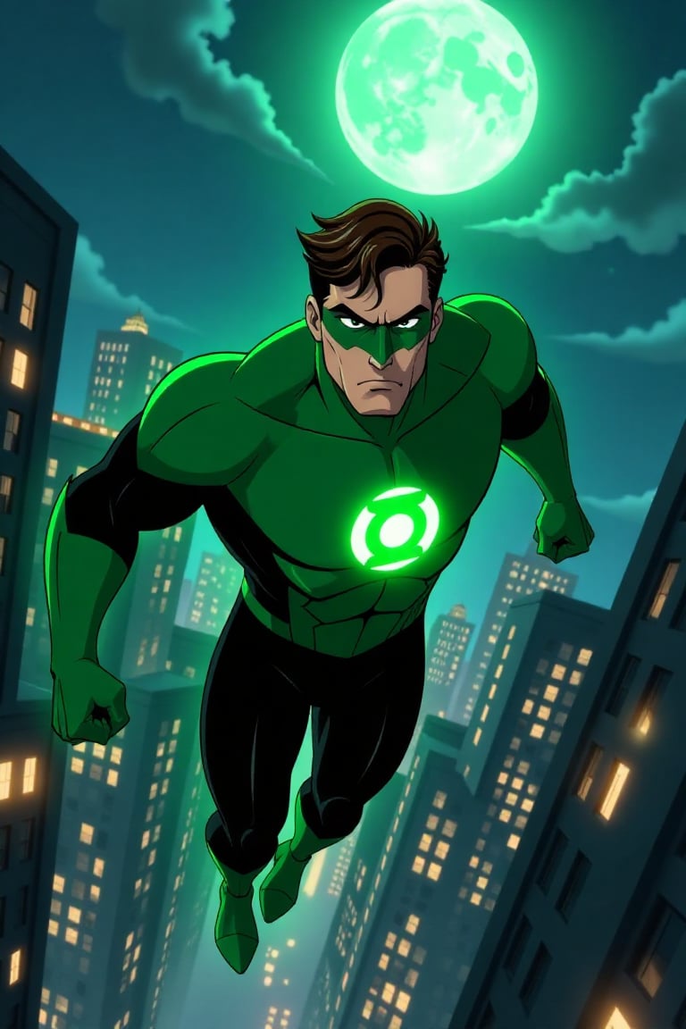 Green lantern animated version | image created by viper_66789(akr ...