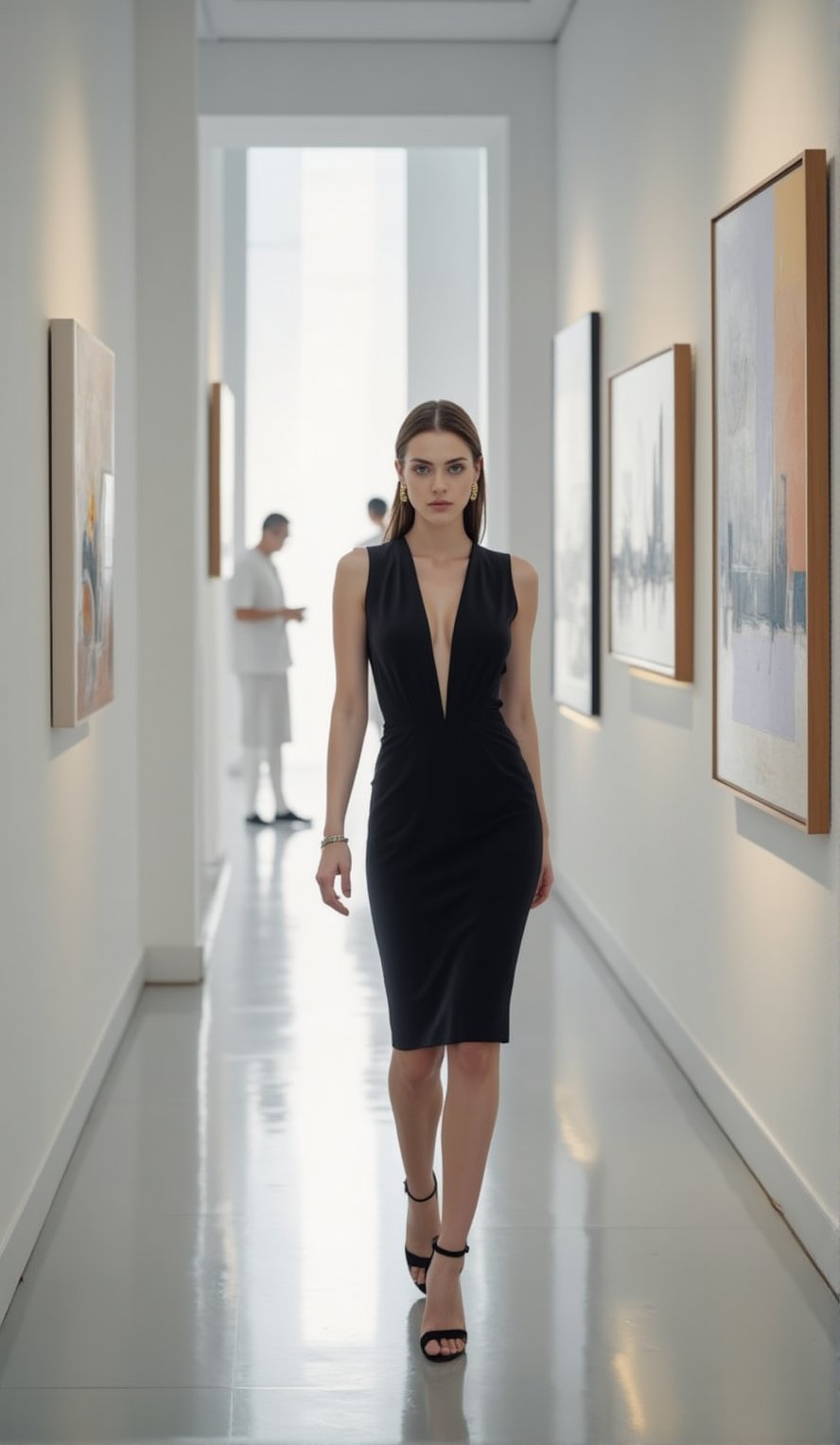 girl in a museum [2] | image created by EclipseKww | Tensor.Art