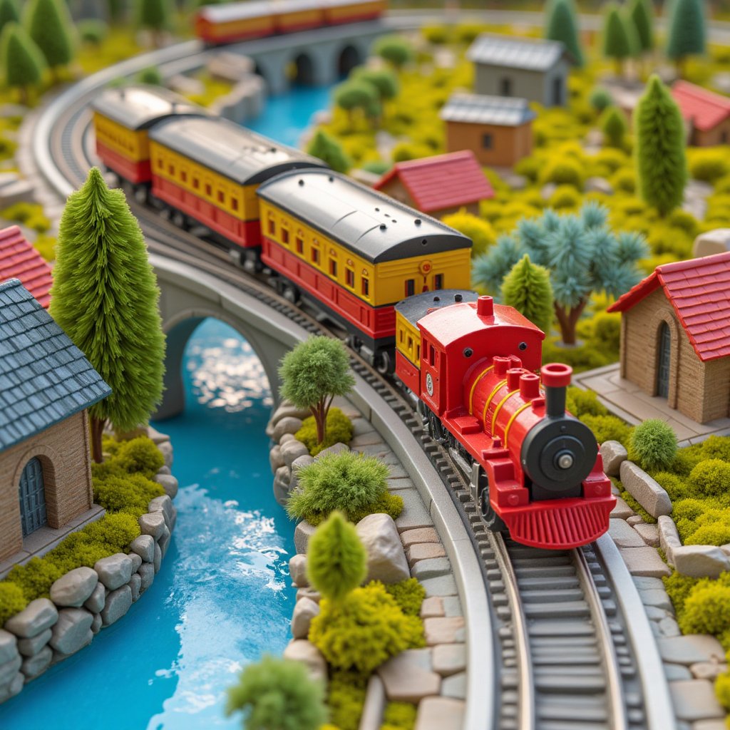 toy train [4] | image created by EclipseKww | Tensor.Art