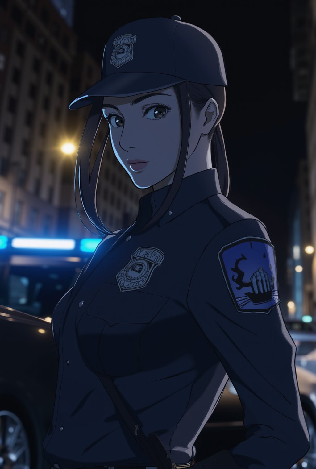 police woman (1/4) | image created by EclipseKww | Tensor.Art