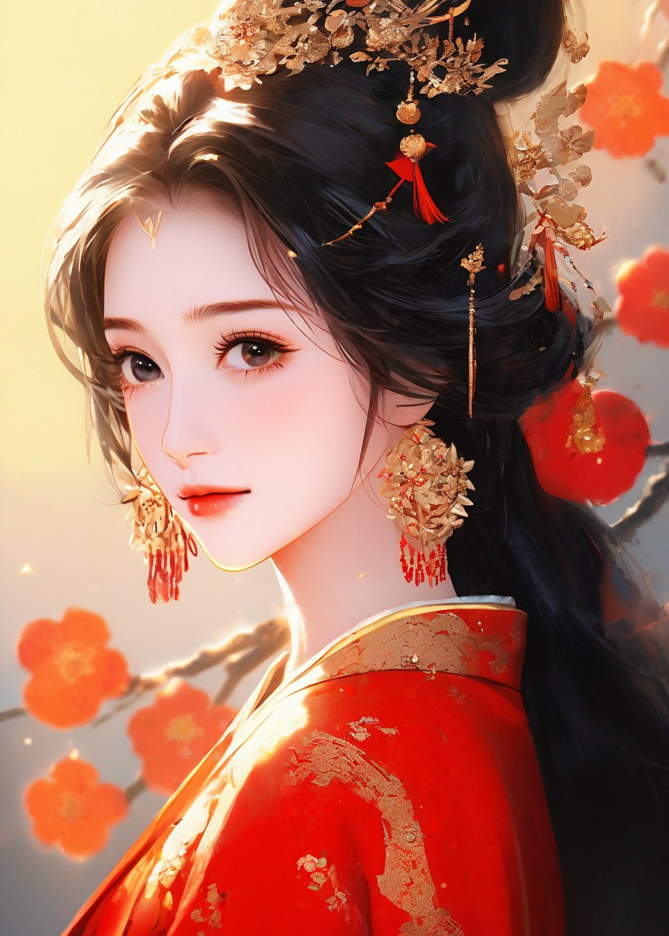 (traditional Chinese lady),(ul | image created by Tadd_Sagittarius ...
