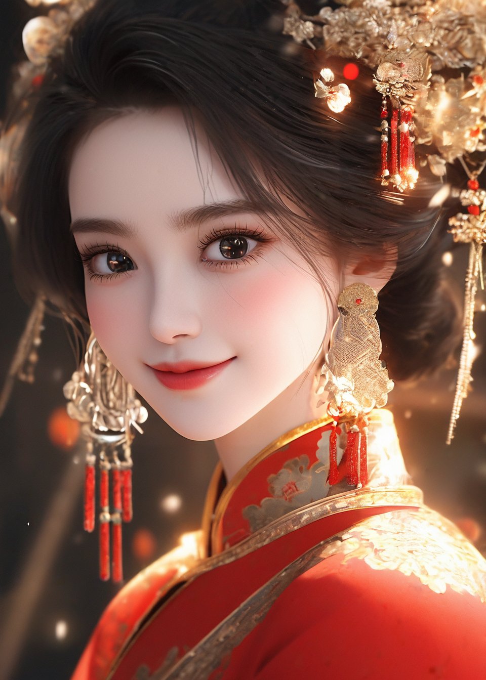 (traditional Chinese lady),(ul | image created by Tadd_Sagittarius ...