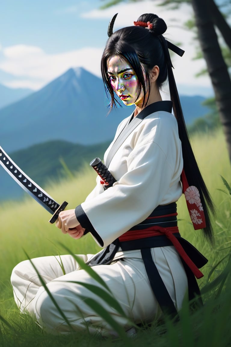 samurai girl | image created by Sora Kenshi | Tensor.Art