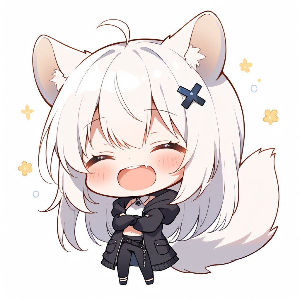 1girl, stoat girl, solo, ((wh | image created by 七瀬丸 | Tensor.Art