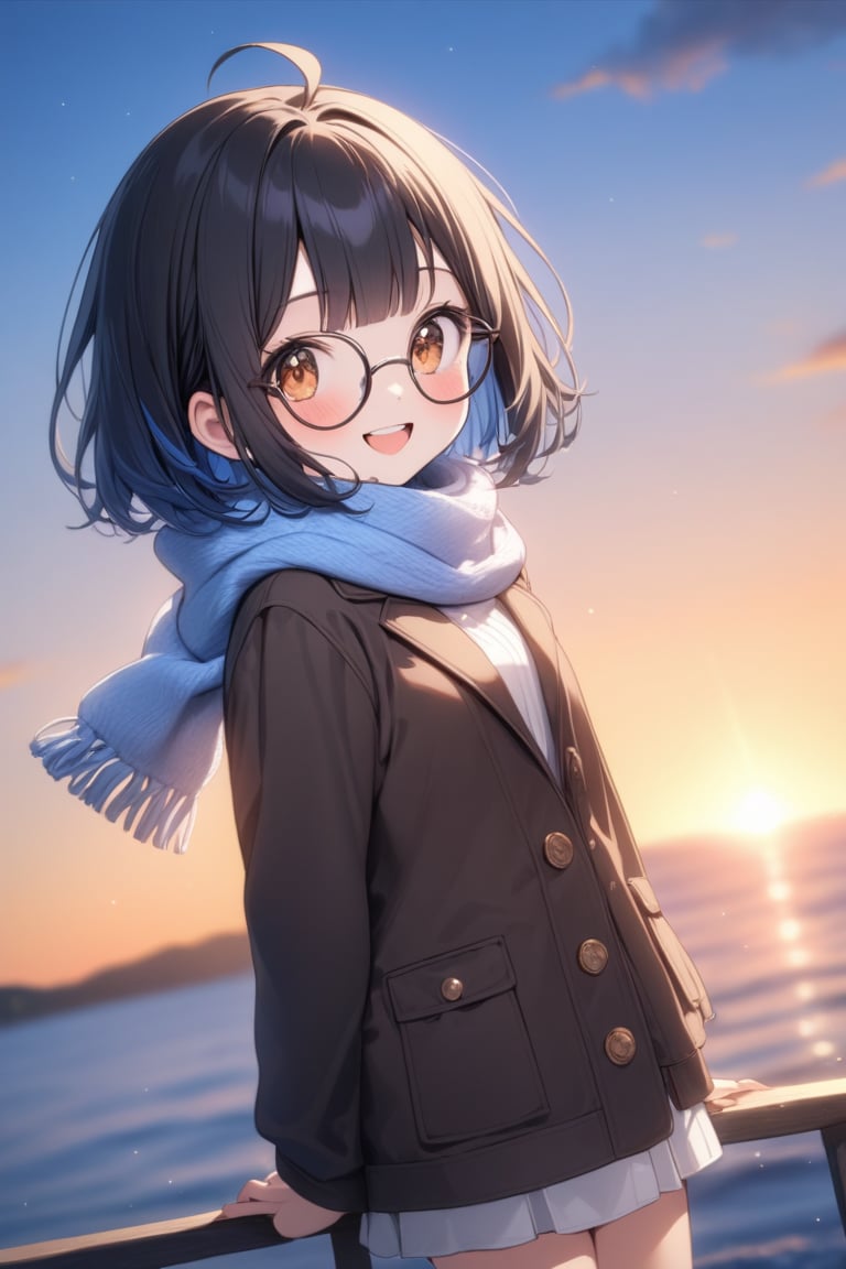 1girl, (black hair), blue hair | image created by 七瀬丸 | Tensor.Art