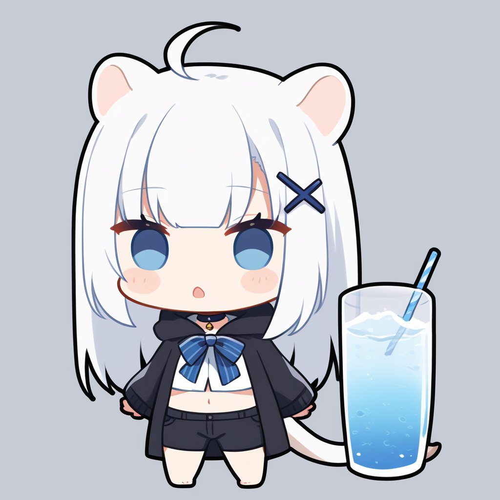 1girl, stoat girl, solo, ((wh | image created by 七瀬丸 | Tensor.Art
