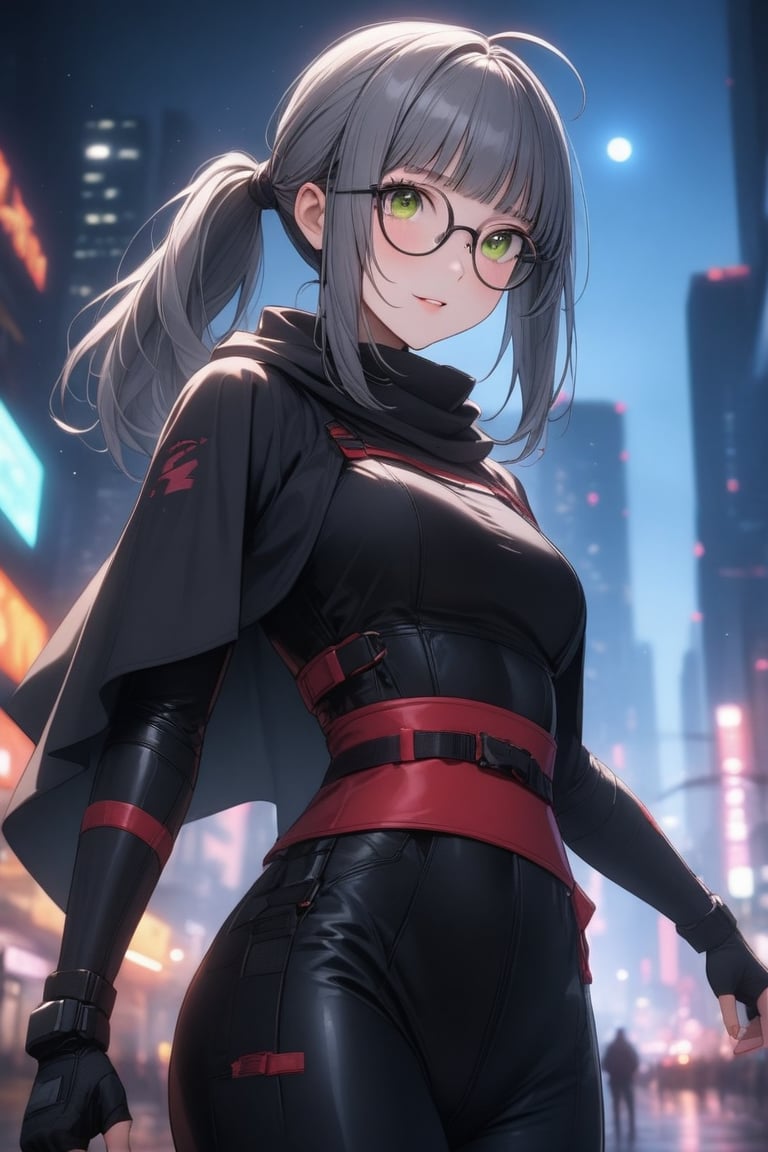 1girl, (gray hair), green eyes | image created by 七瀬丸 | Tensor.Art