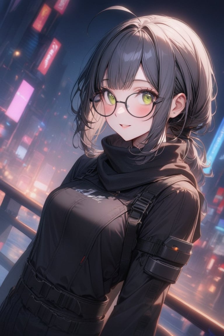 1girl, (gray hair), green eyes | image created by 七瀬丸 | Tensor.Art