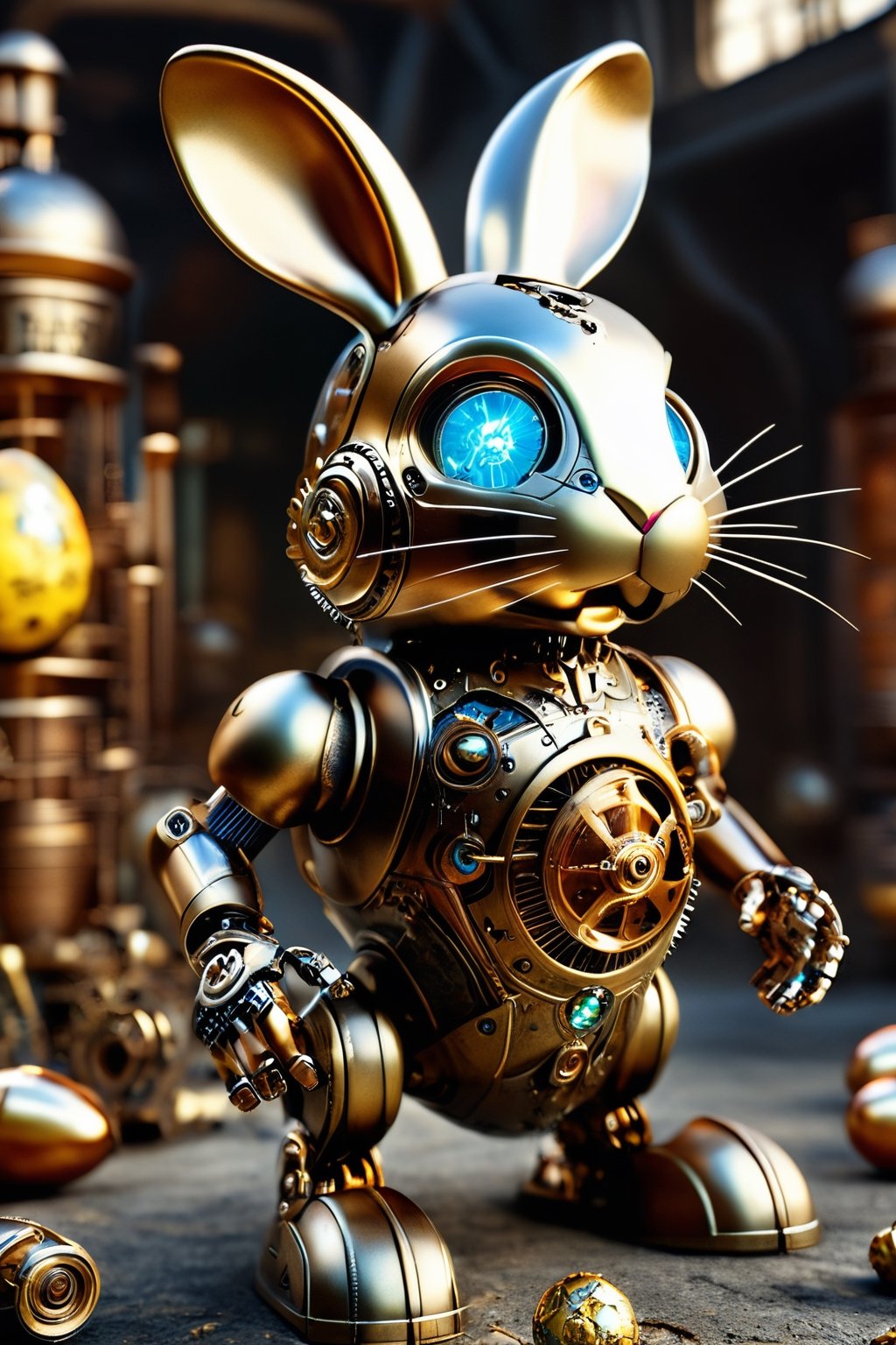 Stempunk easter bunny | image created by Kennydead | Tensor.Art