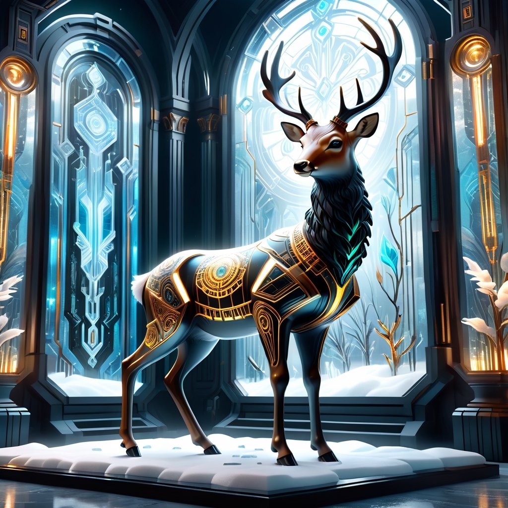 Winter theme, christmas deer, | image created by SometimesWitchy ...