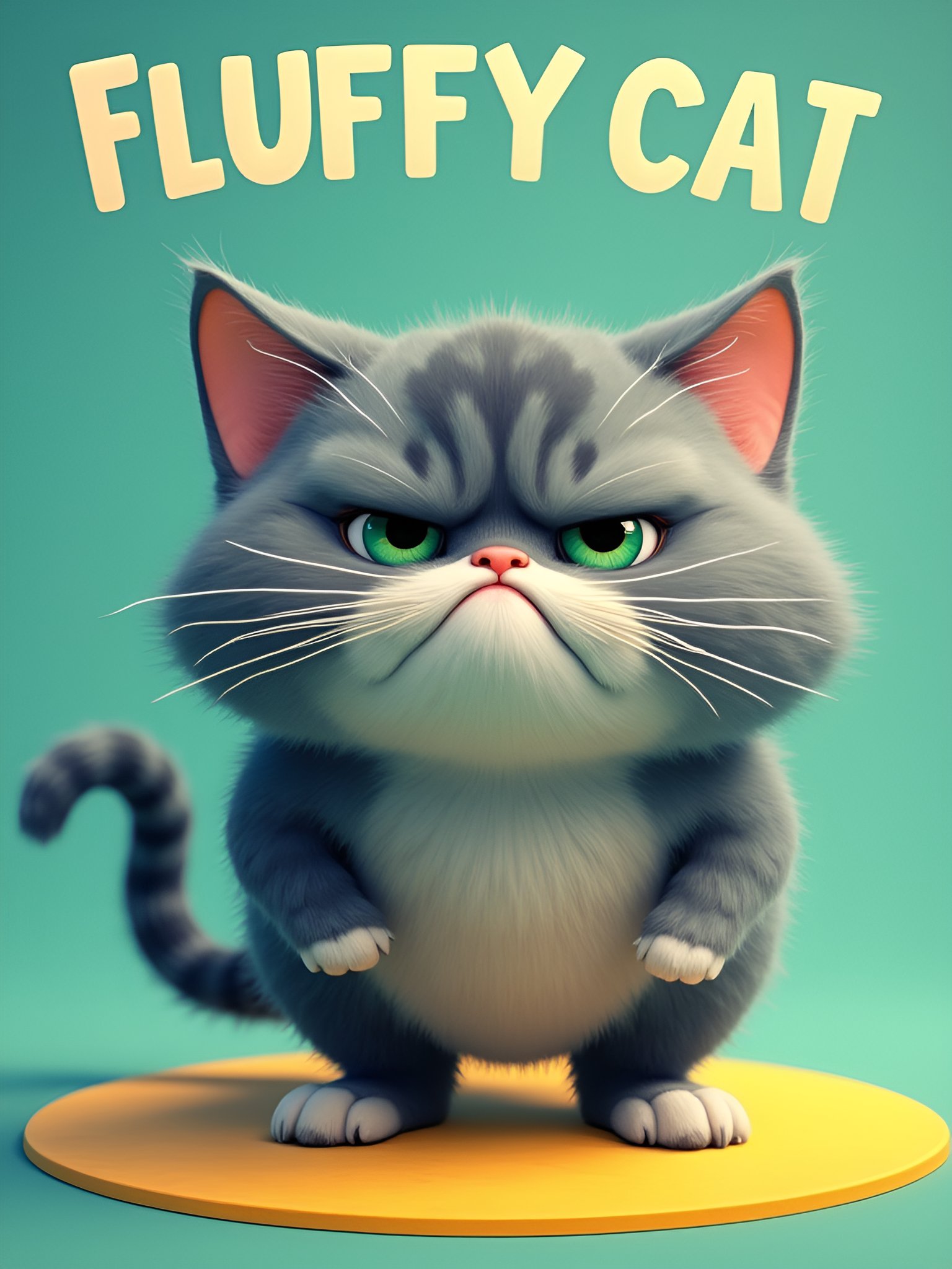 Fluffy Cat. | image created by ILGRINCH | Tensor.Art