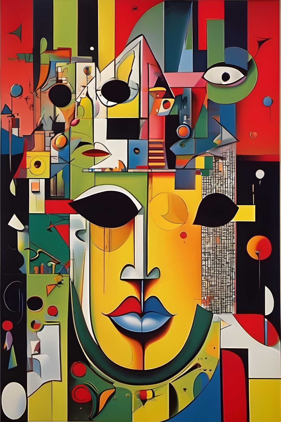 Megaphobia , Dadaism | image created by TataMata | Tensor.Art