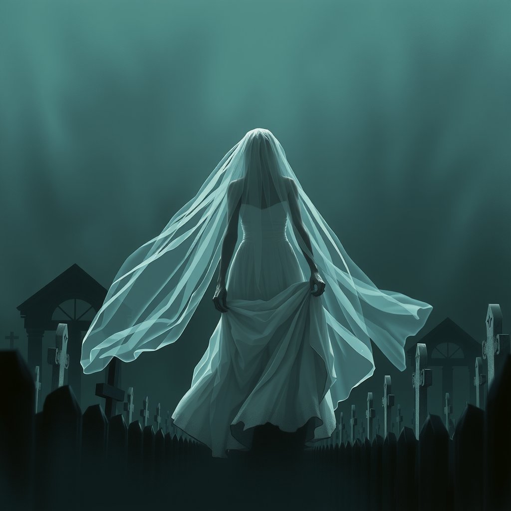 In the eerie, dimly lit 2D sty | image created by Thỏ 🐰 | Tensor.Art