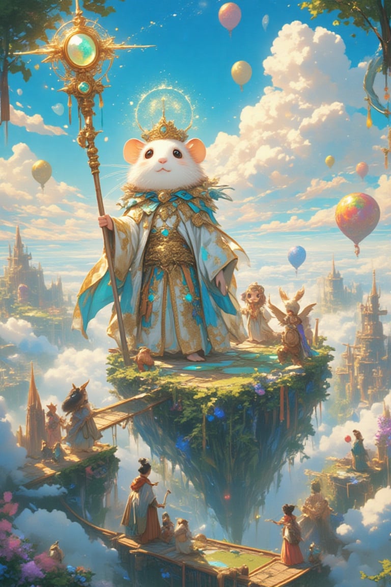 人々を導く賢者のハムスター A wise hamster w | image created by spinat | Tensor.Art