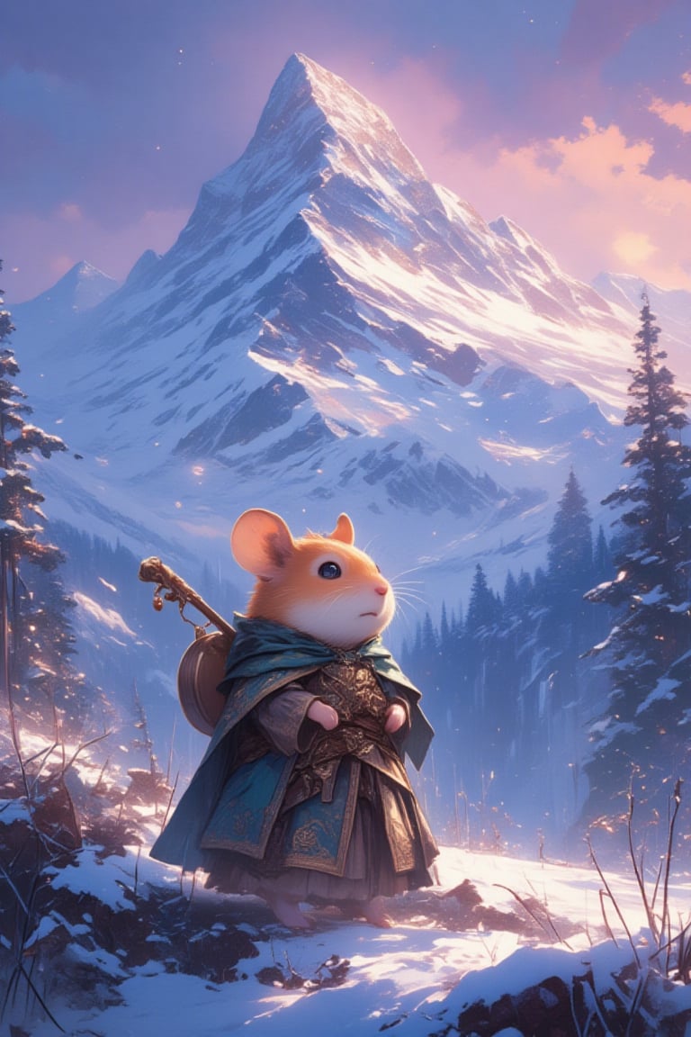 Snow Mountain | image created by spinat | Tensor.Art